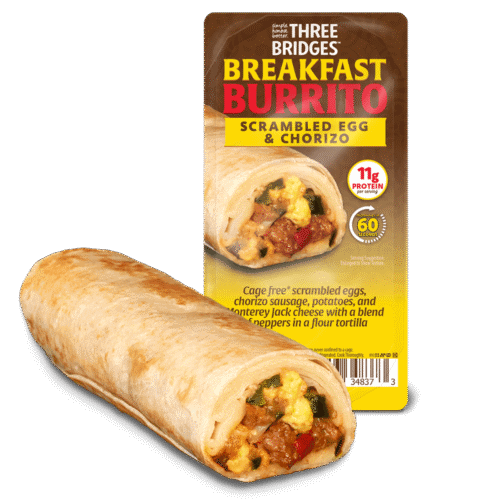Three Bridges Breakfast Burritos