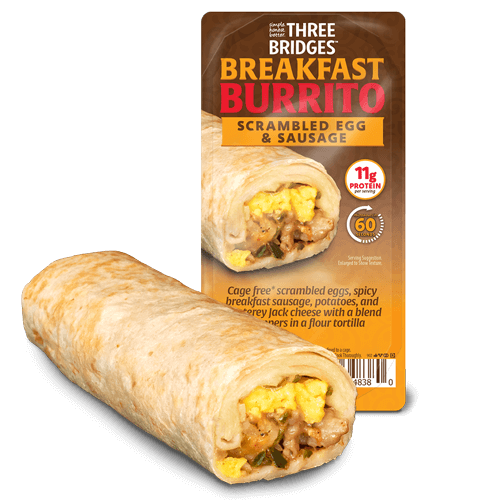 Three Bridges Breakfast Burritos